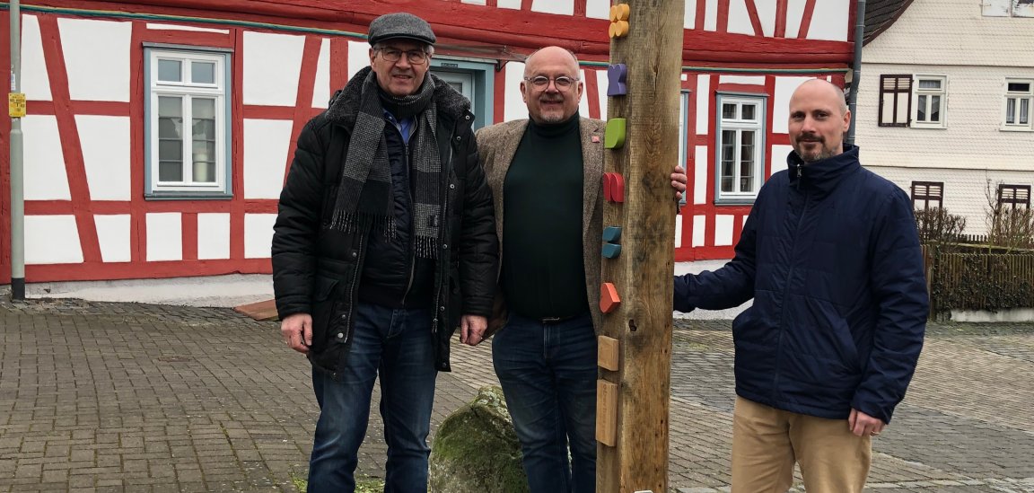 Landesgartenschau-Stelen in allen drei Ortsteilen | Gemeinde Limeshain